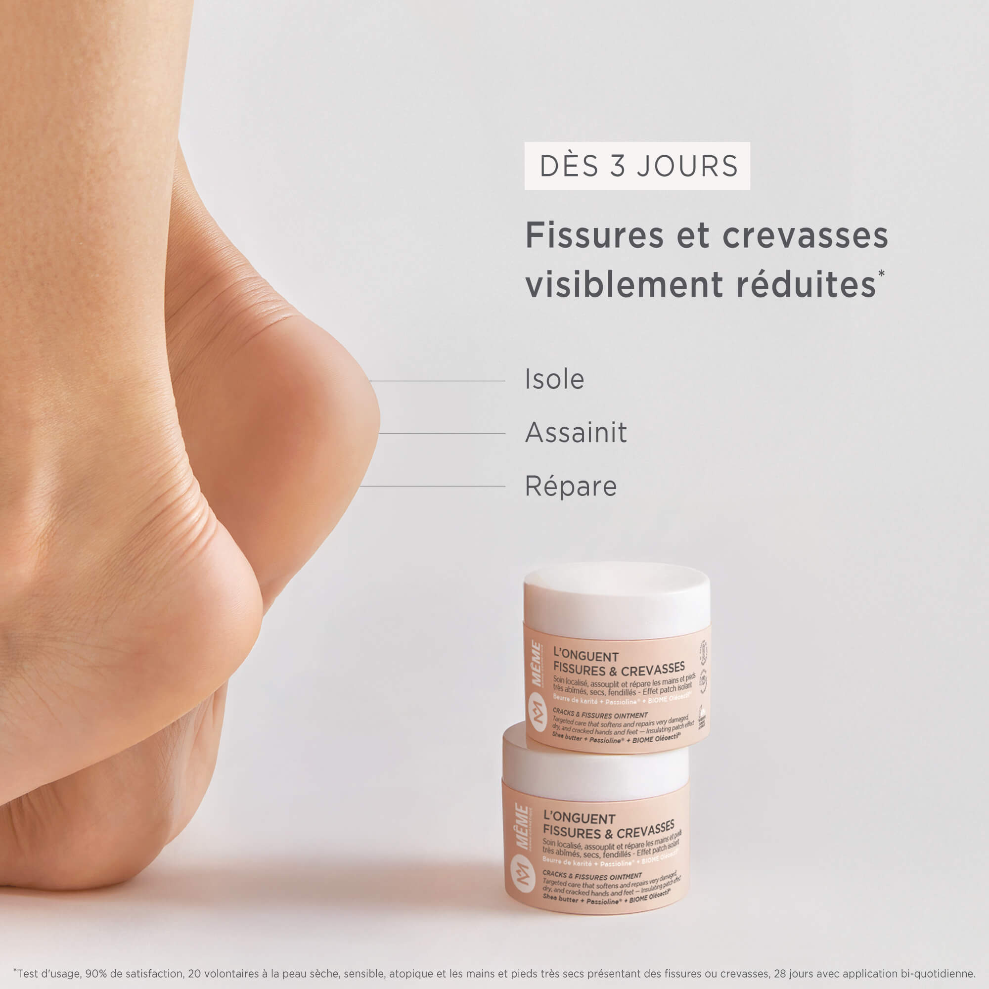 L’onguent fissures et crevasses - MÊME Cosmetics